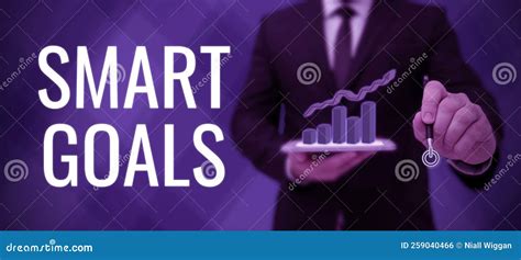 Conceptual Display Smart Goals Conceptual Photo Mnemonic Used As A