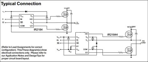 IR2184x Half Bridge Drivers Infineon Technologies Mouser