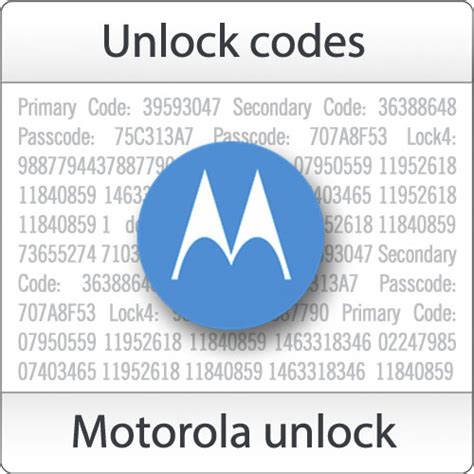 Motorola Unlock Codes From Cellular Carriers By Imei
