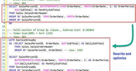 德瑞克：sql Server 學習筆記 Performance Tuning Multi Section Of Group By