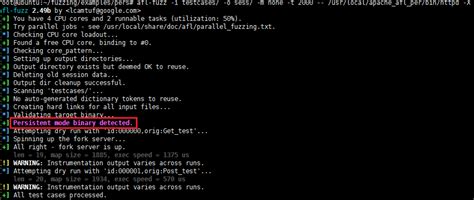 使用afl来fuzz Apache服务器【通过】 账号审核 90sec