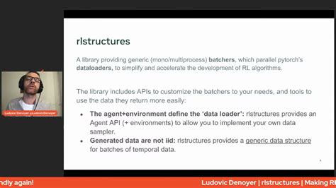 Pytorch Community Voices Rlstructures Ludovic Denoyer Youtube