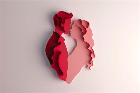 3d Abstract Rendering Of Valentines Day Ai Generated Image