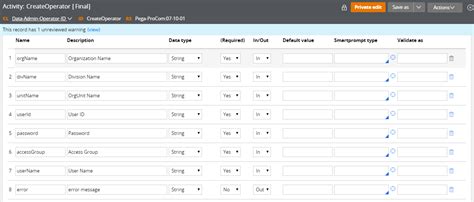 Creating Operator ID Dynamically Support Center