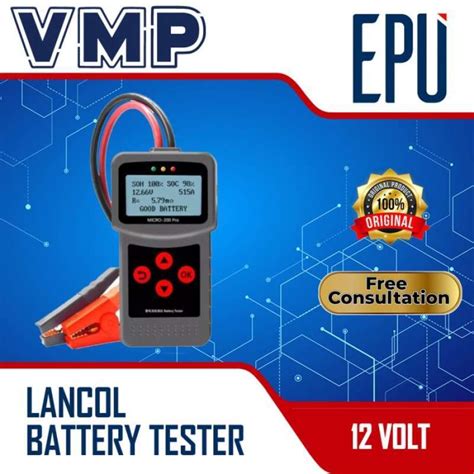 Promo Lancol Micro 200 Battery Tester Aki Test Aki Tester Baterai Cek