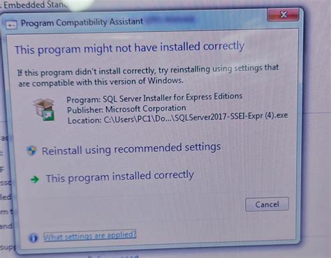 Sql Server 2017 Express On Windows 7 Embedded Standard V5 Question Sambaclub Forum