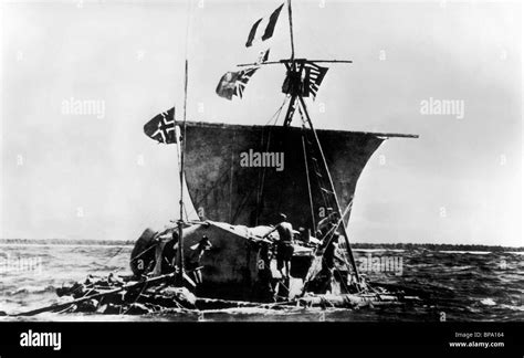 Der Kon Tiki Floß Kon Tiki 1950 Stockfotografie Alamy