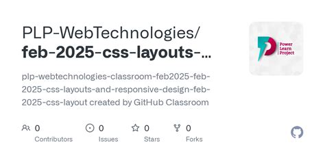 Activity · Plp Webtechnologiesfeb 2025 Css Layouts And Responsive