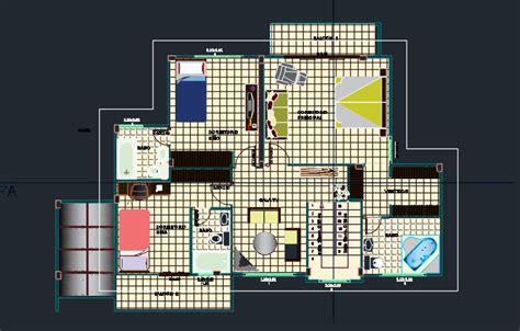 دانلود اتوکد ویلا طراحی اتوکد خانه ویلایی دوبلکس در ابعاد سایت ۲۵ در ۲۰
