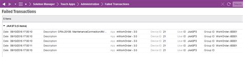 Failed Transactions