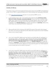 APMacro Activity12 Babe 1 Pdf AP Macroeconomics Learning With Current DataFRED In The AP