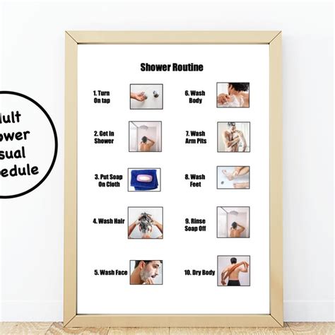 Taking A Bath Autism Etsy