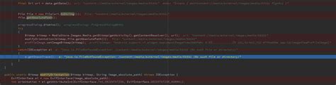 Java Filenotfoundexception When Using Exifinterface Stack Overflow