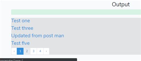 Php Laravel Pagination Redirecting To Index Page Stack Overflow