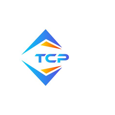 Tcp Abstract Technology Logo Design On White Background Tcp Creative
