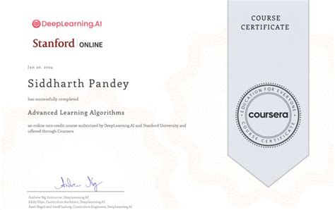 siddharth pandey on linkedin machinelearning certification coursera