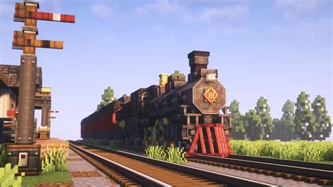 Create Mod 1800s Steam Train Tutorial Minecraft Map
