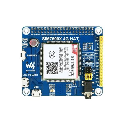 Hat 4g Sim7600ce Jt1s Para Raspberry Pi 4g 3g 2g Para China Robotshop