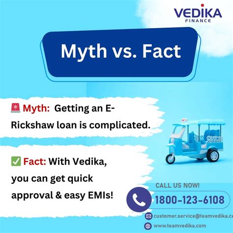 Vedika 🚀 Myth Vs Fact 🚀 Myth Getting An E Rickshaw Loan Is Complicated Fact With Vedika