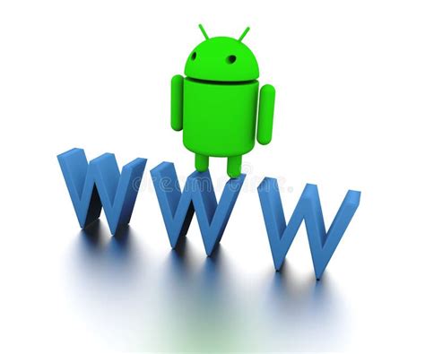 Android Operating System 3d Model And Editorial Photography