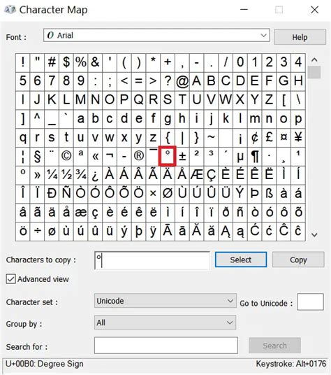 Degree Symbol In Google Docs And Sheets