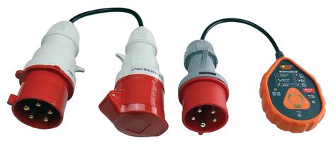 Industrial Socket Tester Kit 5 Pin 400v Socket And See Cpc