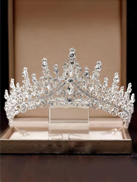 Crystal Bridal Jewelry Set Crown Earrings And Necklace For Weddings Luxe Royal Collection