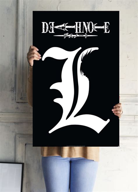Death Note L Symbol Plakat Galeria Plakatu