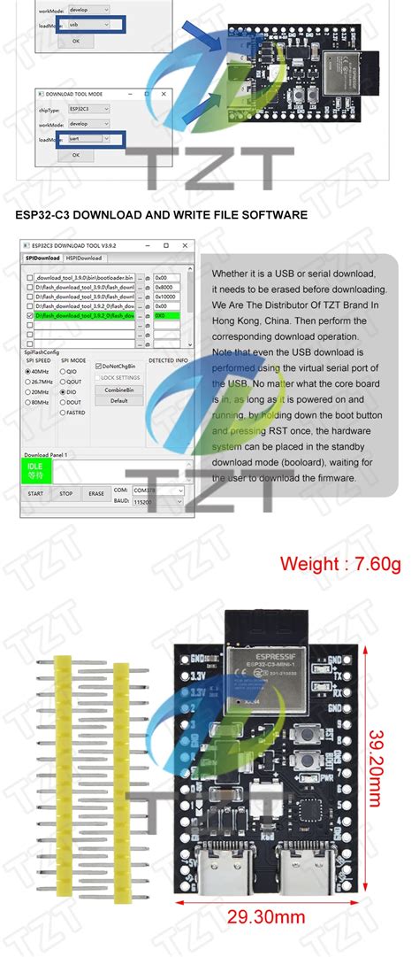 MINI ESP C Dual USB AI DevKitM