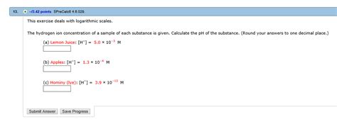 Solved This Exercise Deals With Logarithmic Scales The
