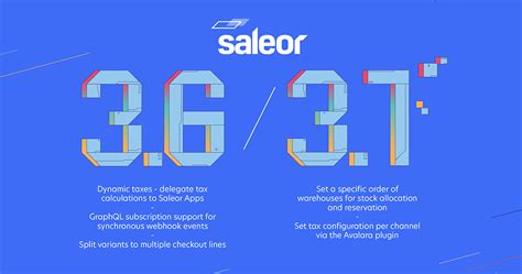 Saleor Dynamic Taxes And Stock Allocation Improvements