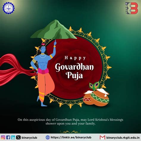 The Binary Club On Linkedin Govardhanpuja Blessingsofnature