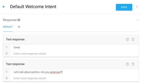 Chatbot Multiple Responses With Dialogflow Aka Apiai Stack Overflow