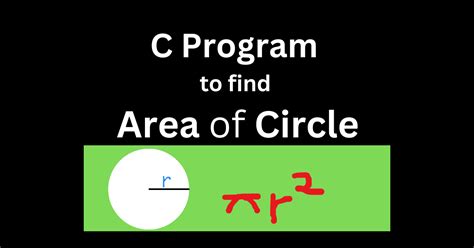 C Program To Find Area Of Circle Informatics Practices