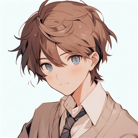 Pin By Sofia Carra On Bsd Cute Anime Guys Anime Brown Hair Cute