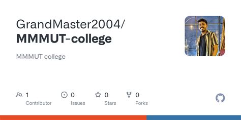 Github Grandmaster2004mmmut College Mmmut College