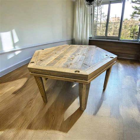 Hexagonal Gaming Table The Basalt Robert Rose Carpentry