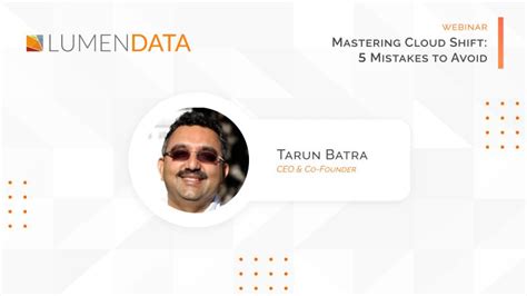 Lumendata On Linkedin Webinar Cloudmigration Cloudtransformation Lumendata