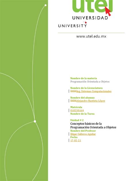 actividad 1 poo pdf entorno de desarrollo integrado java