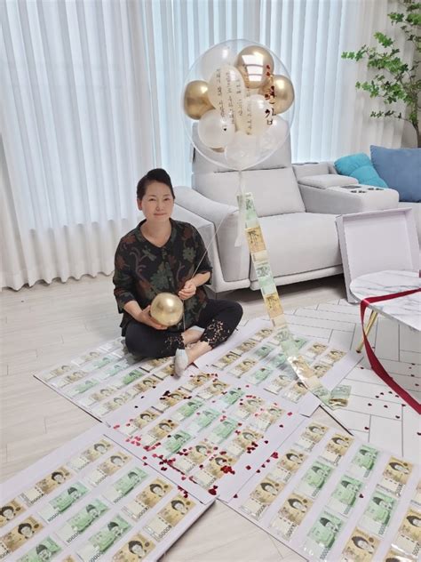 돈풍선박스 환갑잔치에서 사용하니 감동이 10배 네이버 블로그