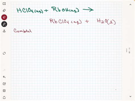 SOLVED Ionic Equation