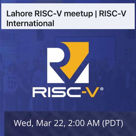 Naveed Sherwani On Linkedin Lahore Riscvmeetup Opensource