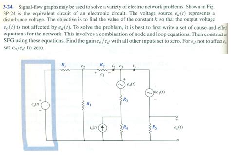 Solved Signal Flow Graphs May Be Used To Solve A Chegg