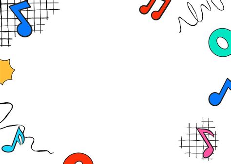 Music Notes Illustration Border Background Free Photo Rawpixel