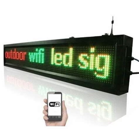 Metal Multi Color LED Display Board Shape Rectangle At Rs Square Feet In Sas Nagar