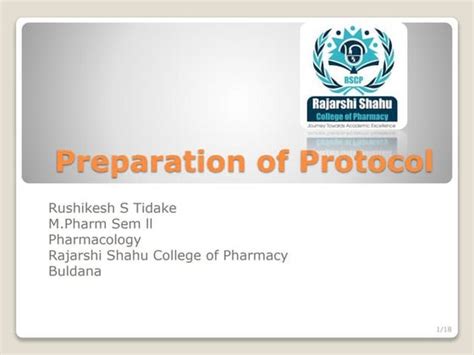 Clinical Trial Protocol Development Pptx