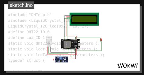 Lcd16x2 FreeRTOS Wokwi ESP32 STM32 Arduino Simulator