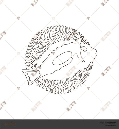 Continuous Line Vector And Photo Free Trial Bigstock