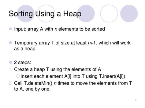 Ppt Heap Sort Powerpoint Presentation Free Download Id5168302