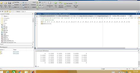 Median Filter Example In Image Processing